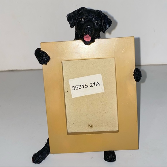 E & S Imports | Accents | E S Imports Black Lab Photo Picture Frame 3d ...